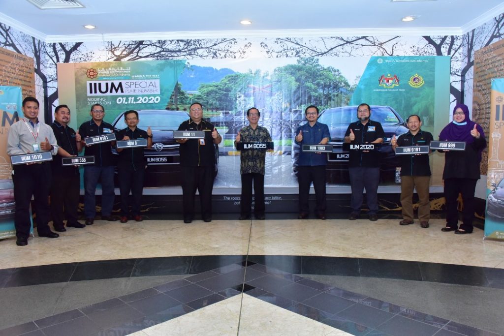 Special Plate Number to make IIUM more visible – IIUM Today