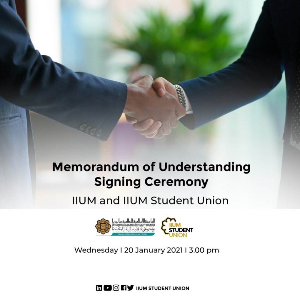 MoU with IIUM: Another milestone for IIUMSU – IIUM Today